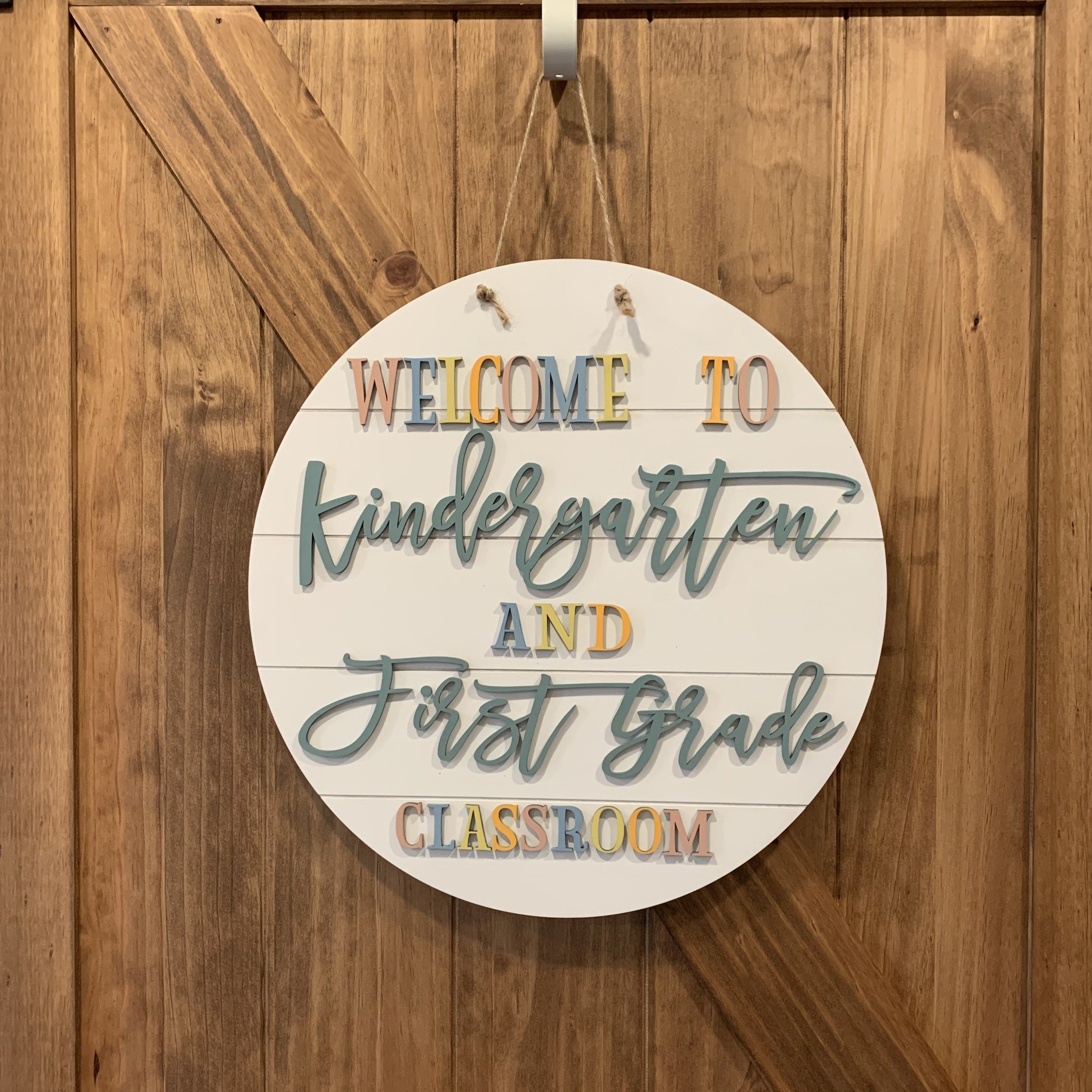Personalized Classroom Door Hanger | Teacher Wall Decor – Integrity ...